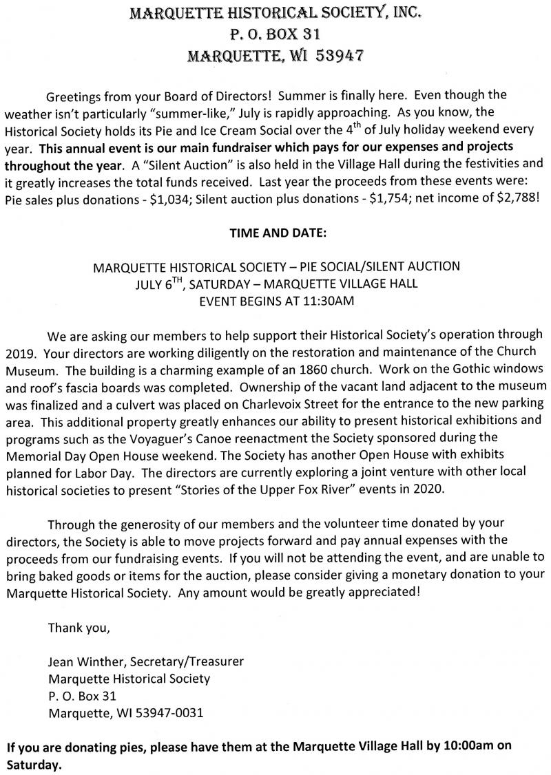 Marquette Historical Society - Home
